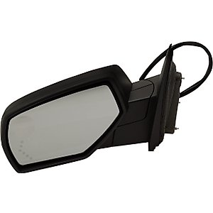 Kool Vue Driver Side Power Heated Mirror for Chevrolet Silverado 1500 GMC Sierra 1500 2014-2018 Power Fold With Signal Light, Memory & Puddle Lamp; Without Blind Spot Monitor Textured