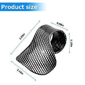 zipelo Motorcyle Cruise Control, 2pcs Throttle Mounted Motorcycle Cruise Assist, HandRest Wrist Hand Control Grips, ABS Motorcycle Throttle Grip Accelerator Assistant for Handlebar