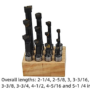 LiGuVCY 5/8 Inch Boring Bar Carbide Boring Bar for Boring Lathe or Milling Machines 12 Pack