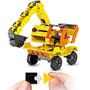 WEofferwhatYOUwant Flatblocks T-Rex, Dinosaur, Firefly, Honey Bee, Duck, and More | 3-D Puzzle Toy Building | Figures Level 2 | Collect Them All