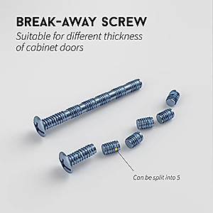 goldenwarm Black Kitchen Hardware Cupboard Knobs - LS9189BK Cabinet Hardware Black Knobs for Dresser Drawers Door Cabinet Knobs Diameter 1.26inch, 5Pack