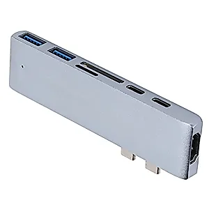 USB Hub, Multiport 7 in 2 Mini USB Adapter for