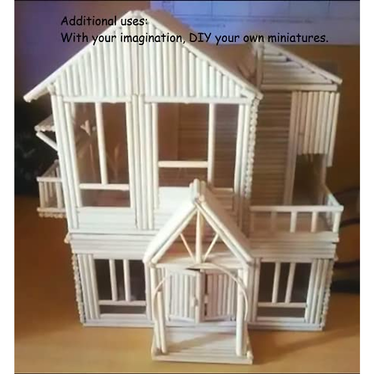 Natural Bamboo Skewers-200 pcs/pack-Φ=0.16 inch (4 mm)-L=12 Inch (300 mm) for BBQ, Appetiser Fruit, Cocktail, Kabob, Kebabs, Marshmallow, Grilling, Barbecue, Kitchen, Crafting, DIY Miniature