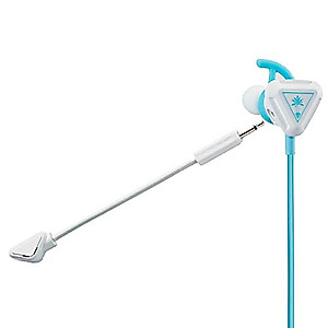 Turtle Beach Battle Buds In-Ear Gaming Headset for Mobile & PC with 3.5mm, Xbox Series X/S, Xbox One, PS5, PS4, PlayStation, Switch – Lightweight, In-Line Controls - White/Teal