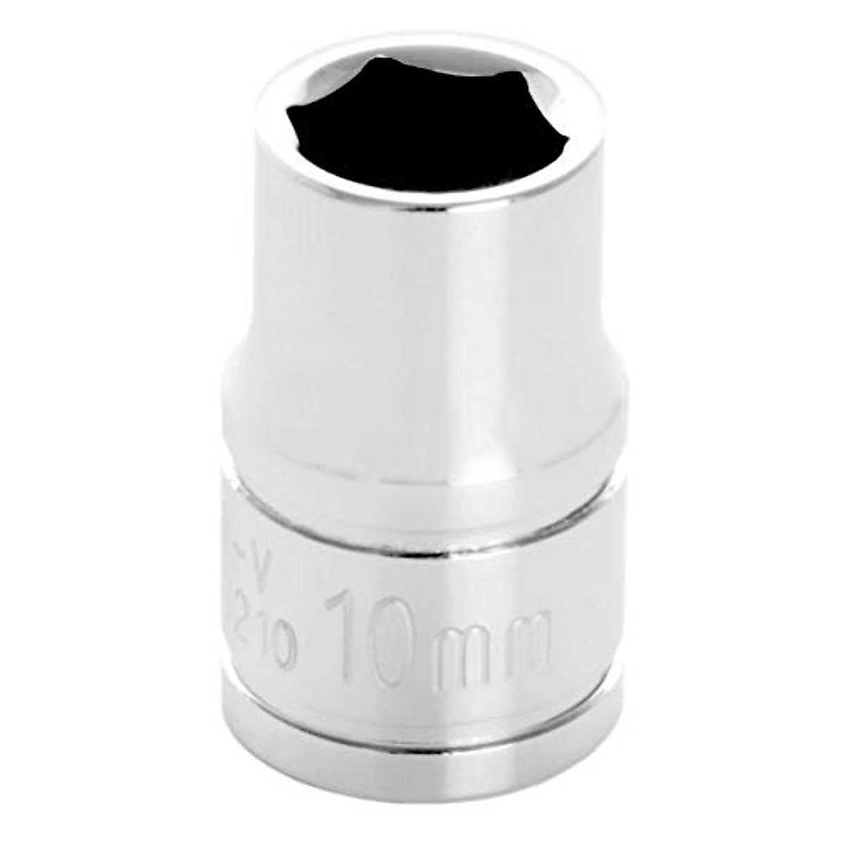 Performance Tool W38210 6-Point Socket, 3/8-Inch Drive, 10mm