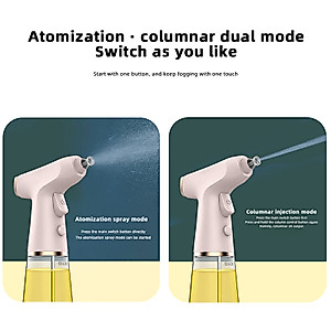 Electric Oil Sprayer Bottle 800mAh Rechargeable Oil Spritzer Dispenser 240ml/9.85oz Oil Sprayer 2 Modes Automatic Oil Sprayer Detachable Oil Vinegar Sprayer Bottles for Kitchen Cooking BBQ
