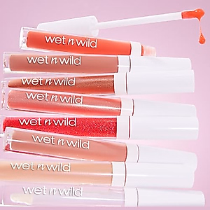 wet n wild Mega Slicks Lip Gloss | Long Lasting | Hyaluronic Acid | High Shine | Champagne Please