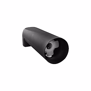 SENTO Slip On Black Universal Bathroom Tub Spout Without Diverter, Durable Heavy Duty Metal Bathtub Faucet Without Shower Diverter - 7 Inches 1/2" Copper Pipe, Matte Black