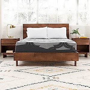 Signature Design by Ashley California King Size 12 Inch Hybrid Mattress with Cooling Gel Memory Foam and Lumbar Support Form