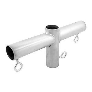 G GOODSZONE Canopy Fittings Kit Carport Frame Connectors Set Heavy Duty 1-3/8 Inch ID Galvanized Steel for 6, 8,10 Legs, without Poles (10 Legs)