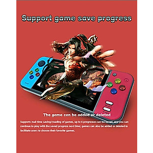New CZT 5.1 LCD Screen Cool Color Handheld Game Console Multiple simulators Built-in 5000 Games can be archived Support HDMI Output/Video/Music/e-Book/Rechargeable Lithium Battery (Gray)