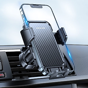 Miracase 2024 Upgrade Universal Car Phone Holder Mount for Air Vent, Sturdy and Thick Case Friendly Hands-Free Mount for iPhone, Samsung, and All Smartphones