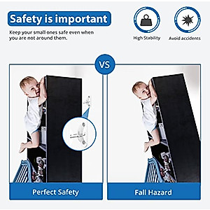 Kleviro (10 Pack) Anti Tip Furniture Anchors for Baby Proofing Premium Quality Upgraded Furniture Wall Anchors can Handle 400lbs Tension - Earthquake, Storm Resistant & Pet Safety Furniture Straps