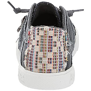 Blowfish Malibu Women's Fruit Sneaker, Desert Iron Smoked Canvas, 7.5
