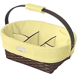 Munchkin Sarabear Portable Diaper Caddy, Yellow Waffle