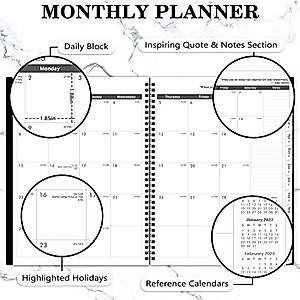 2023-2026 Monthly Planner/Calendar - 3 Year Monthly Planner 2023-2026, July 2023 - June 2026, 9'' x 11'', Calendar Planner with 36 Months Tabs, Double-side Pocket, Holidays, Notes Pages