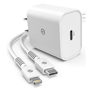 Charger Compatible with iPhone 12/13 iPhone 14 - MFi Apple Certified USB-C to Lightning Cable with Fast Wall Plug (18W) Quick Charging Power Adapter iPhone XR/iPhone 11/12/13/14 Pro Max