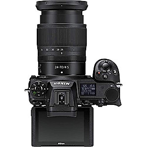 Nikon Z 7II Mirrorless Digital Camera 45.7MP with 24-70mm f/4 Lens (1656) + 64GB XQD Card + EN-EL15c Battery + Corel Software + Case + HDMI Cable + Card Reader + More - International Model (Renewed)