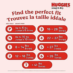 Huggies Snug & Dry Baby Diapers, Size 2 (12-18 lbs), 34 Ct