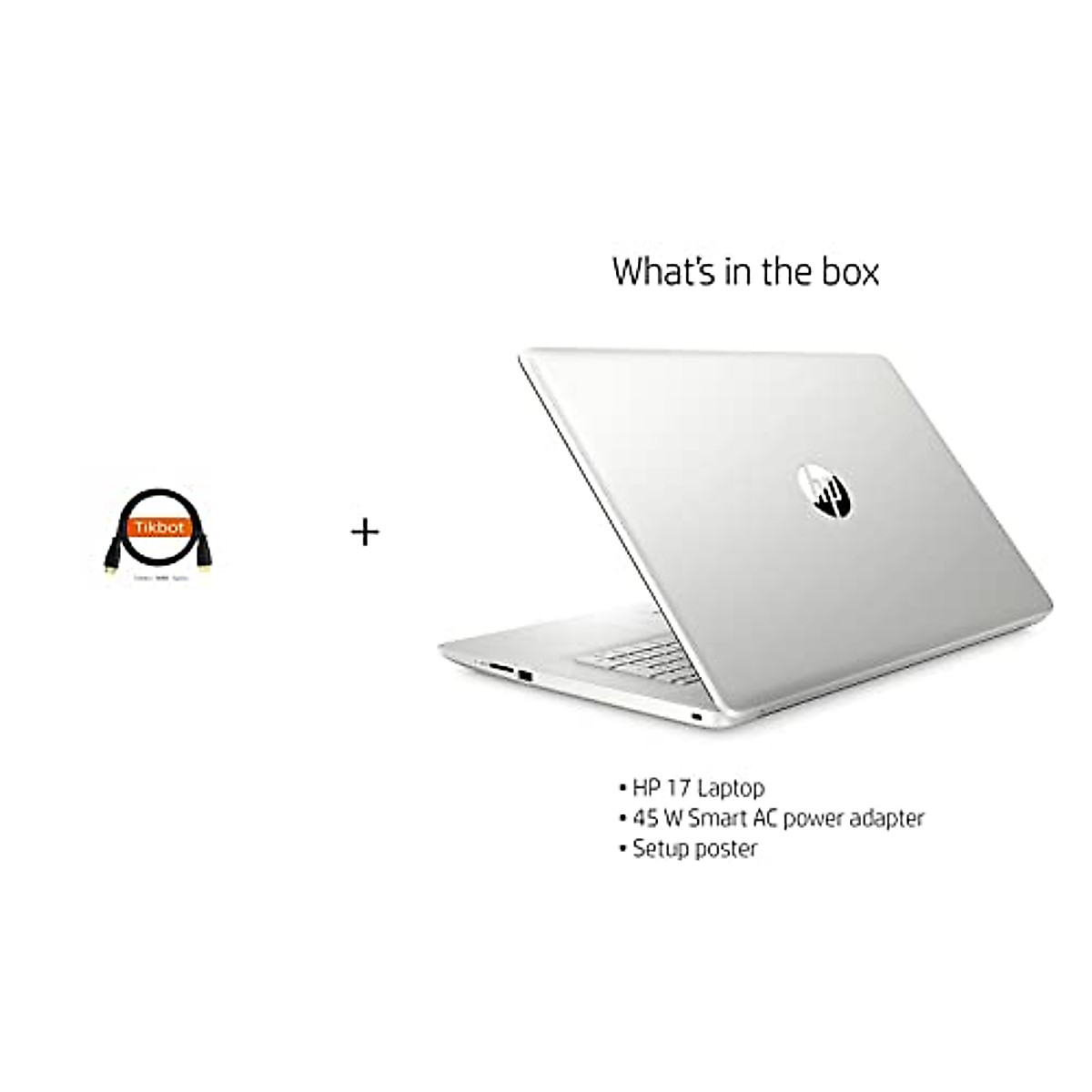 HP Business Laptop, 17.3" HD Anti-Glare Display,11th Gen Intel Core i3-1115G4 (>i5-1035G4), up to 4.1 GHz, 9 hr Battery Life, HDMI, Webcam, HP Fast Charge, Win 11 (32GB RAM | 1TB PCIe SSD)