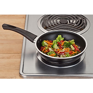 WalterDrake Frying Pan with Egg Poacher Insert, Black, One Size Fits All