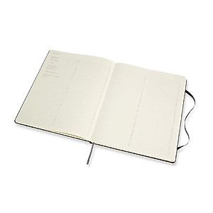 Moleskine PRO Notebook, Hard Cover, XXL (8.5" x 11") Professional Project Planning, Black, 192 Pages