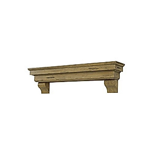 Pearl Mantels 497-60-10 Celeste Mantel Shelf, 60-Inch, Dune Finish