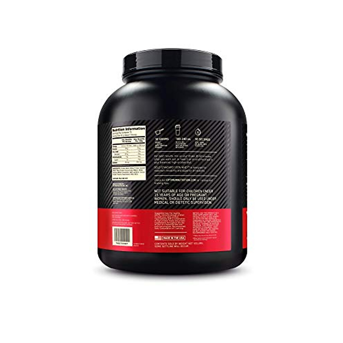 Optimum Nutrition Gold Standard 100% Whey Protein Powder, Mocha Cappuccino, 2 Pound (Packaging May Vary)