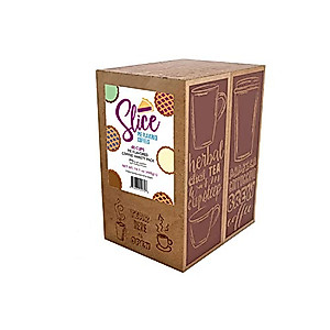 Slice Coffee Flavored Coffee, Variety Pack for Keurig K Cup Brewers, 40 Count, Pie Flavors (Blackberry, Grasshopper, Pecan, Coconut Cream, Razzleberry)