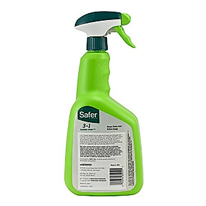Safer Brand 5452 3-in-1 32-Ounce Ready-to-Use Garden Spray - 5452-6