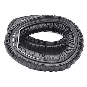 PXC550 Ear Pads, Replacement Protein Leather Ear Cushions Cups Memory Foam Earpads Earmuffs for Sennheiser PXC550 PXC480 MB660 PXC 550 480 MB 660 UC MS Headphones - Black