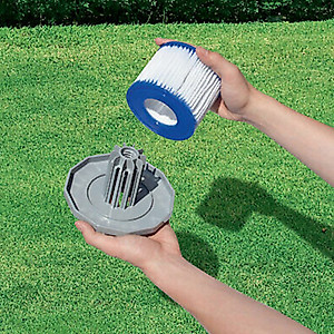 Bestway SaluSpa Filter Cartridge (VI) 2-Pack | Compatible with All SaluSpa Inflatable Hot Tub and Spa Models