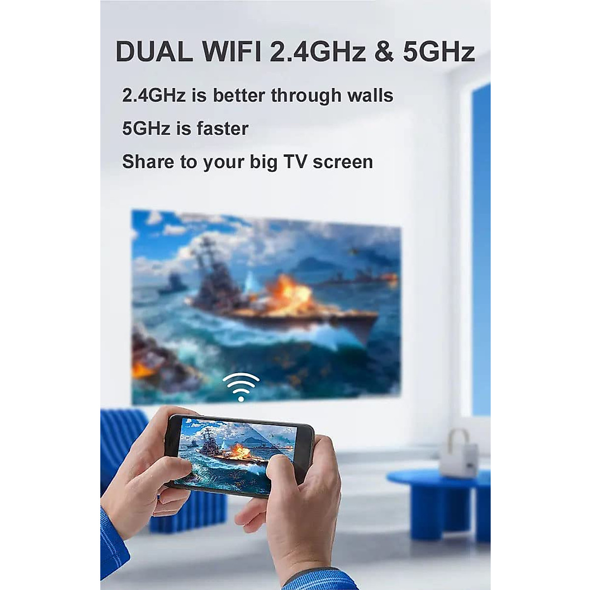 Android 11.0,2023 Smart TV Box RK3318 4GB 32GB Support 2.4G 5.8G WiFi Bluetooth 4.1 Ethernet LAN 3D 4K Video Android Box Set Top TV Box
