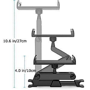 YIYANT Tablet iPad Holder for Car Headrest Mount, iPad Car Backseat Seat Holder Long Road Trip Travel Accessories Essentials for Kids Adults Fits All 4.7-11" cellphones iPad/Mini/Pro Galaxy