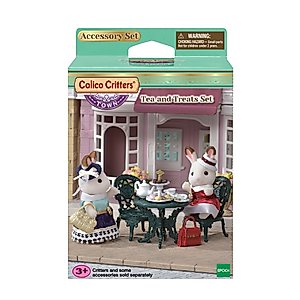 Calico Critters Town Tea and Treats Set - Host Delightful Tea Parties for Your Critters