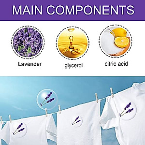 MTJKD Laundry Scent Beads, Lavender Laundry Fragrant Beads, Laundry Bead Scent Booster Lavender for Washer, Calm, Lavender Bean