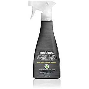 Method Stainless Steel Cleaner + Polish 14 oz. & Method Wood Polish, 14 oz. Bundle