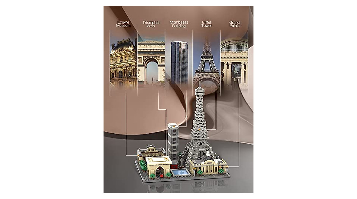 Build the Paris Skyline with dOvOb Micro Blocks Set