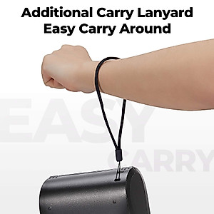 MUNBYN Android Wireless Bluetooth Thermal Printer with Carry Case, Portable Mini 2 Inches 58mm Bill Receipt Printer Impresora térmica, Thermal POS Printer Support ESC/POS/Star Command