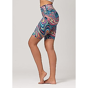 Conceited Biker Shorts Women - Soft - High Waist Tummy Control - Essential - Regular and Plus Size - Fusion - Large - X-Large