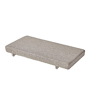 MICUSHION Piano Bench Cushion for Indoor Shoe Storage Non Slip Picnic Bench Pad for Kitchen Dining Table Seat 30 inch x 14, Light Brown