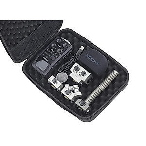 Zoom SCU-20 Universal Soft Shell Case For Zoom Recorders and Accessories, Lightweight, Padded Waffle-Shaped Foam Pads, Small Size