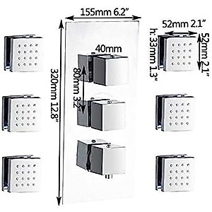 Bathroom Thermostatic Faucet Chrome LED Rain Shower Bath Faucet Bathtub Shower Mixer Tap Bathroom Shower Faucets