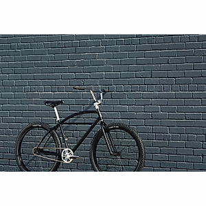 State Bicycle Co. Black Cruiser Bike. Mens Womens Cruiser Bike 27.5-Inch Wheels, Single-Speed Bicycle, Klunker Bike. Rider 5'5" to 6'3" Tall, Black-Metallic