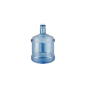 New Wave Enviro Polycarbonate Water Bottle, 2-Gallon, Screw Top Cap with Integrated Handle for Easy Carrying, Built for Durability, Blue