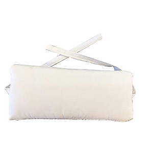 Sunbrella Headrest Pillow -fits Ledge Lounger (Natural (White))