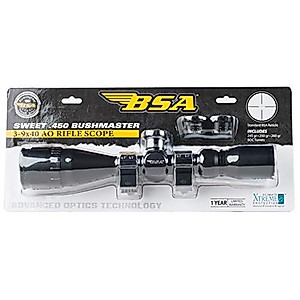 BSA Optics Sweet .450 Bushmaster AO 3-9X40, Black