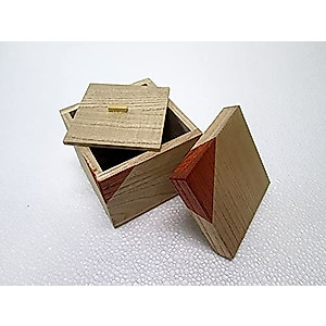 Japanese Tea and Coffee Canister, Airtight and Naturally Dehumidifying, Handmade by Craftsman from Kiri Wood (Japanese Paulownia)