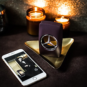 Mercedes Benz Man Private - Amber Woody Eau de Parfum - Mens Cologne Gift for Men - Long-Lasting Scent with Patchouli and Cedar - 3.4 oz EDP Spray