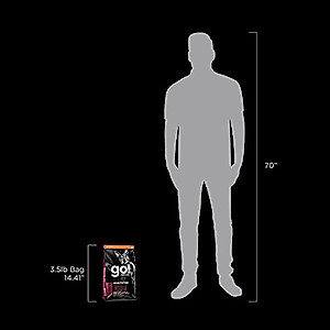 GO! SOLUTIONS Sensitivities – Lamb Recipe – Limited Ingredient Dog Food, 3.5 lb – Grain Free Dog Food for All Life Stages – Dog Food to Support Sensitive Stomachs